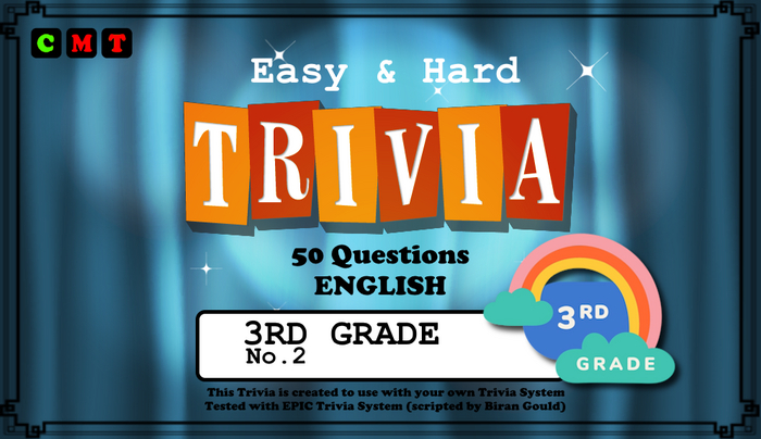 Second Life Marketplace - [EPIC Trivia] 3rd Grade No.2 (ADD ME)
